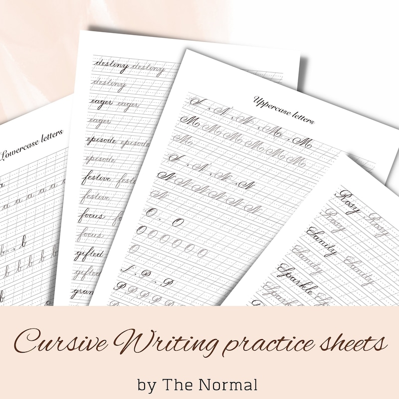 Script Cursive Workbook - Etsy