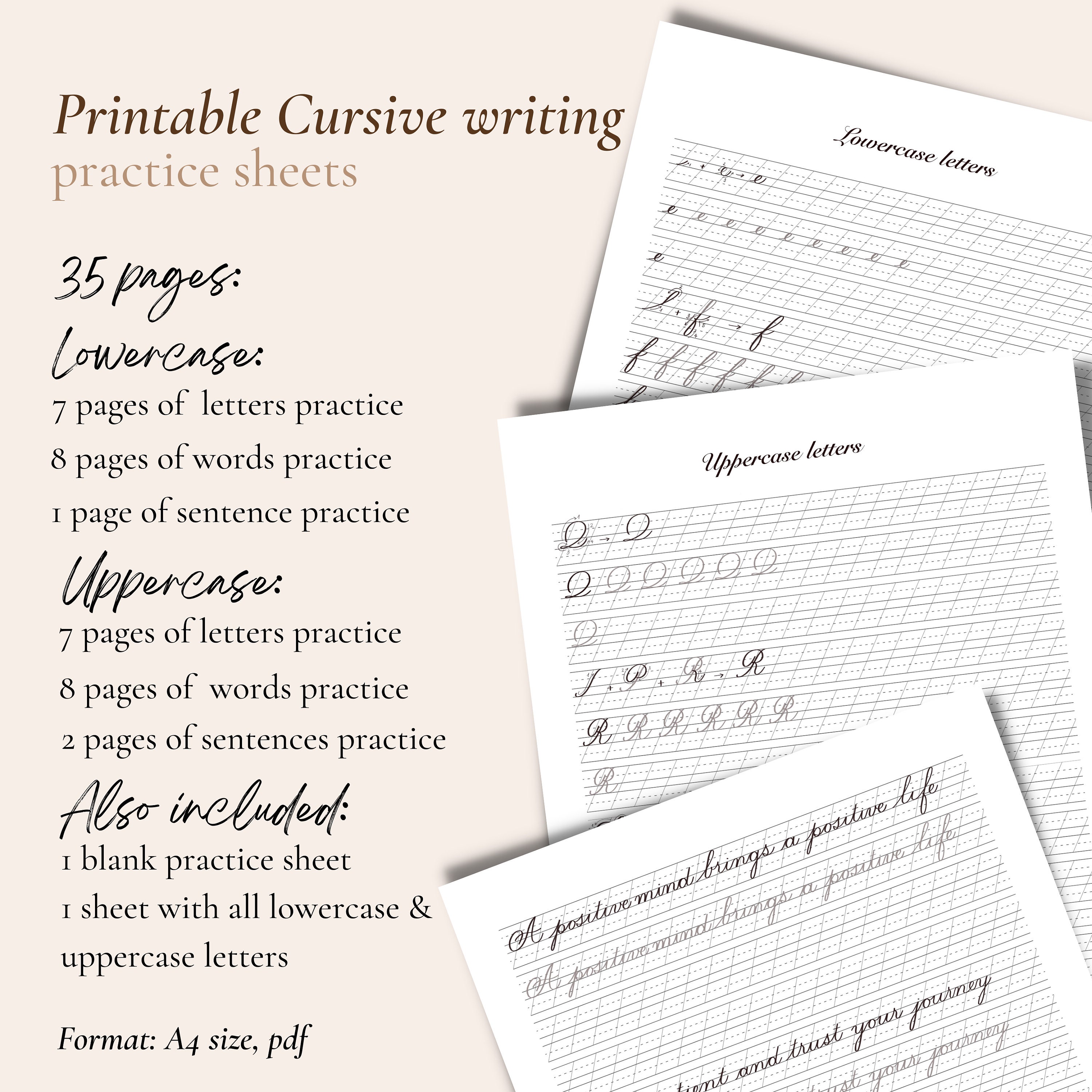 Printable Cursive Writing Worksheets | Handwriting Practice ...