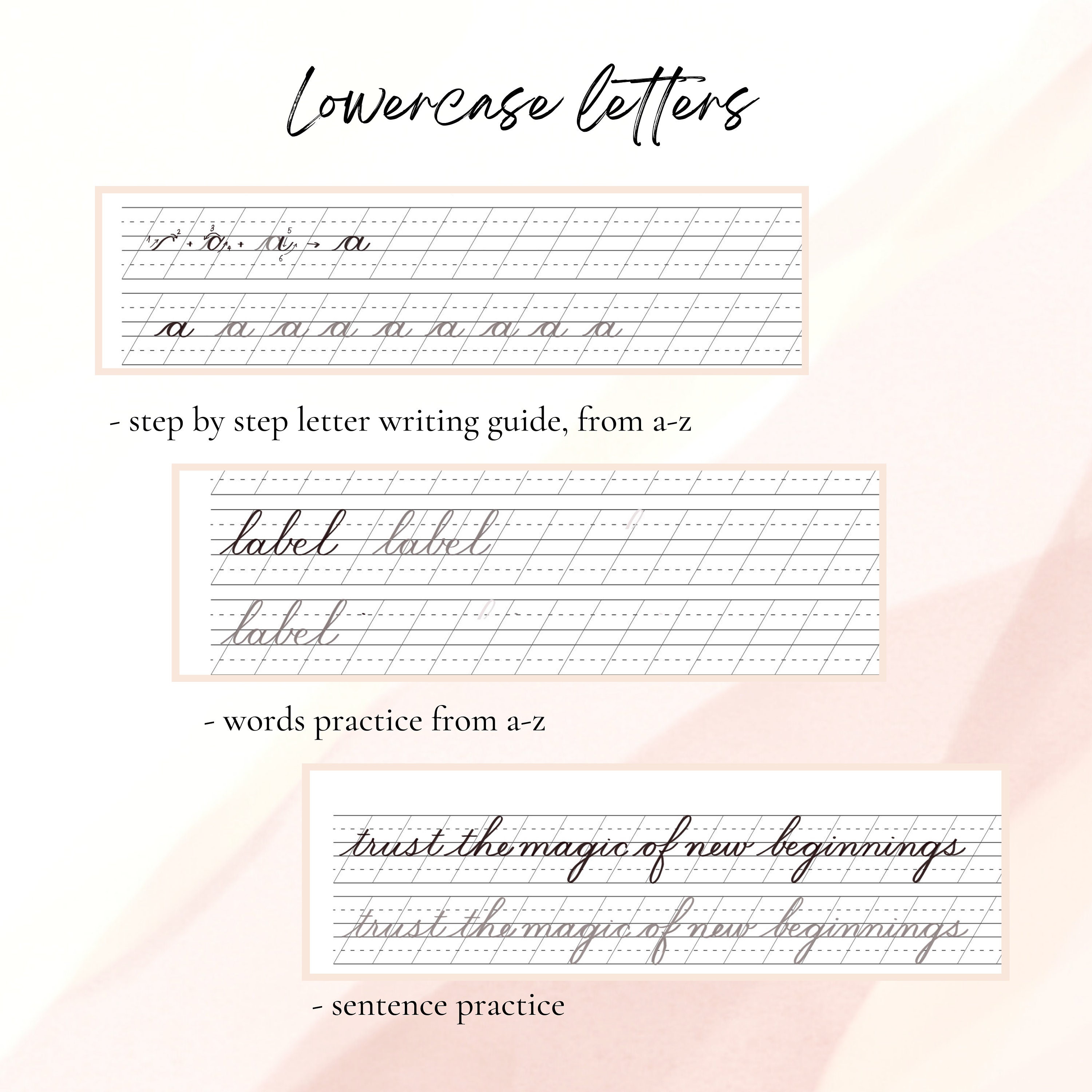 Printable Cursive Writing Worksheets | Handwriting Practice ...