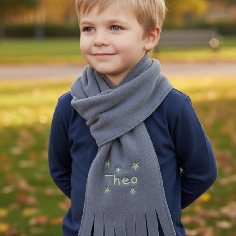 Childs Personalized Scarf - Etsy UK