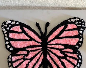 Butterfly Tufted Rug - Etsy