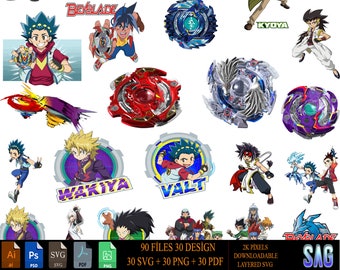 Beyblade Svg - Etsy Australia