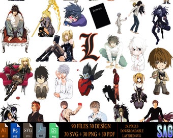 L Death Note Chibi Cake