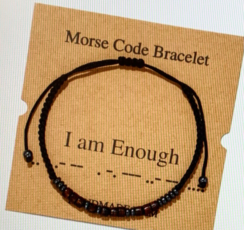 Secret Morse Code Bracelets, Stocking Stuffers, Inspiring With Secret ...