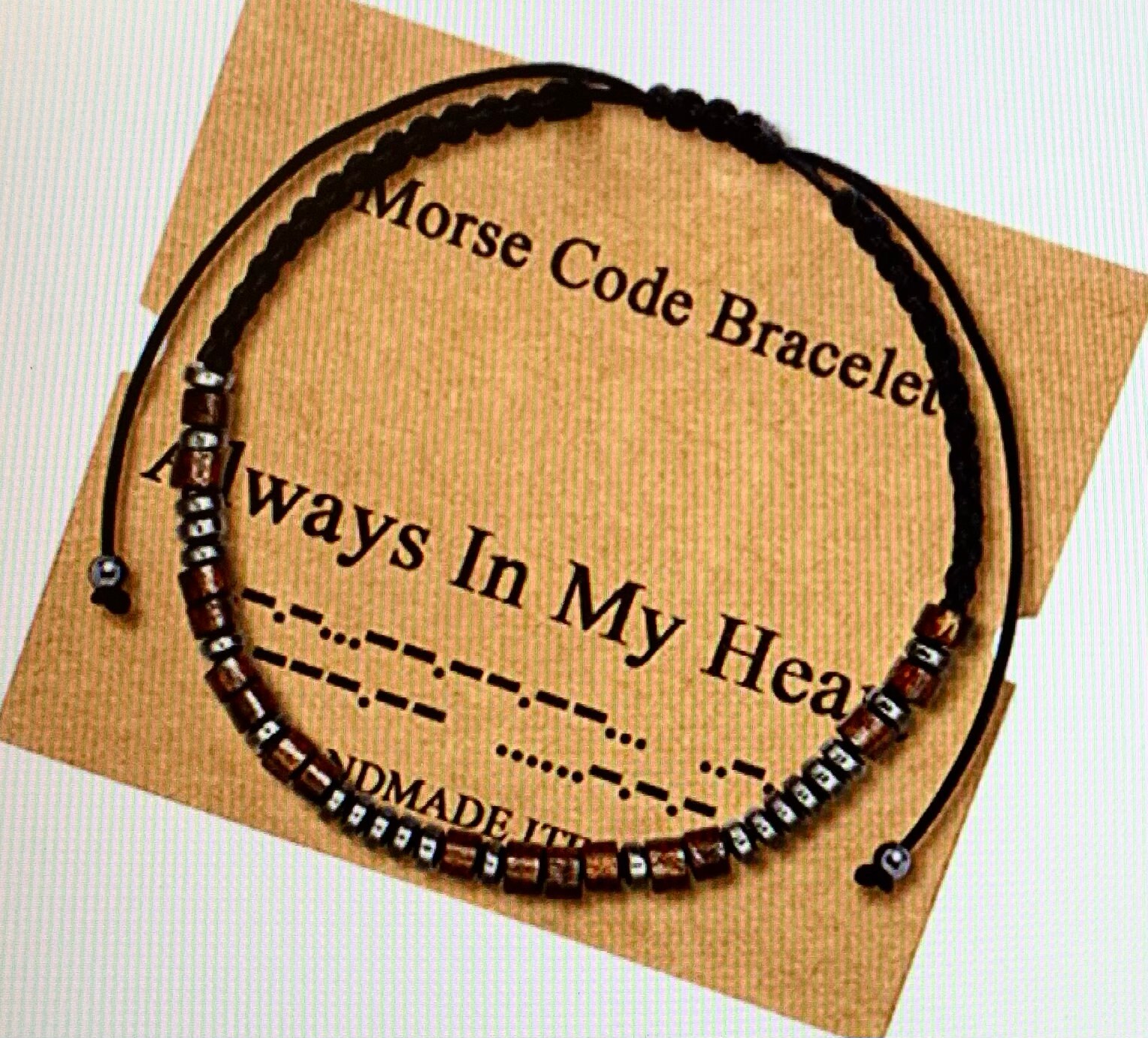 Secret Morse Code Bracelets, Stocking Stuffers, Inspiring With Secret ...