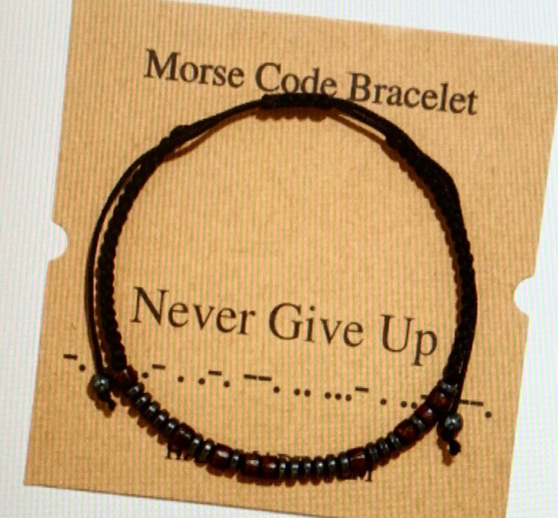 Secret Morse Code Bracelets, Stocking Stuffers, Inspiring With Secret ...