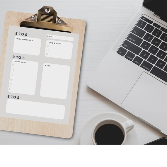 5 to 9/9 to 5/5 to 9 Day Planner - Etsy