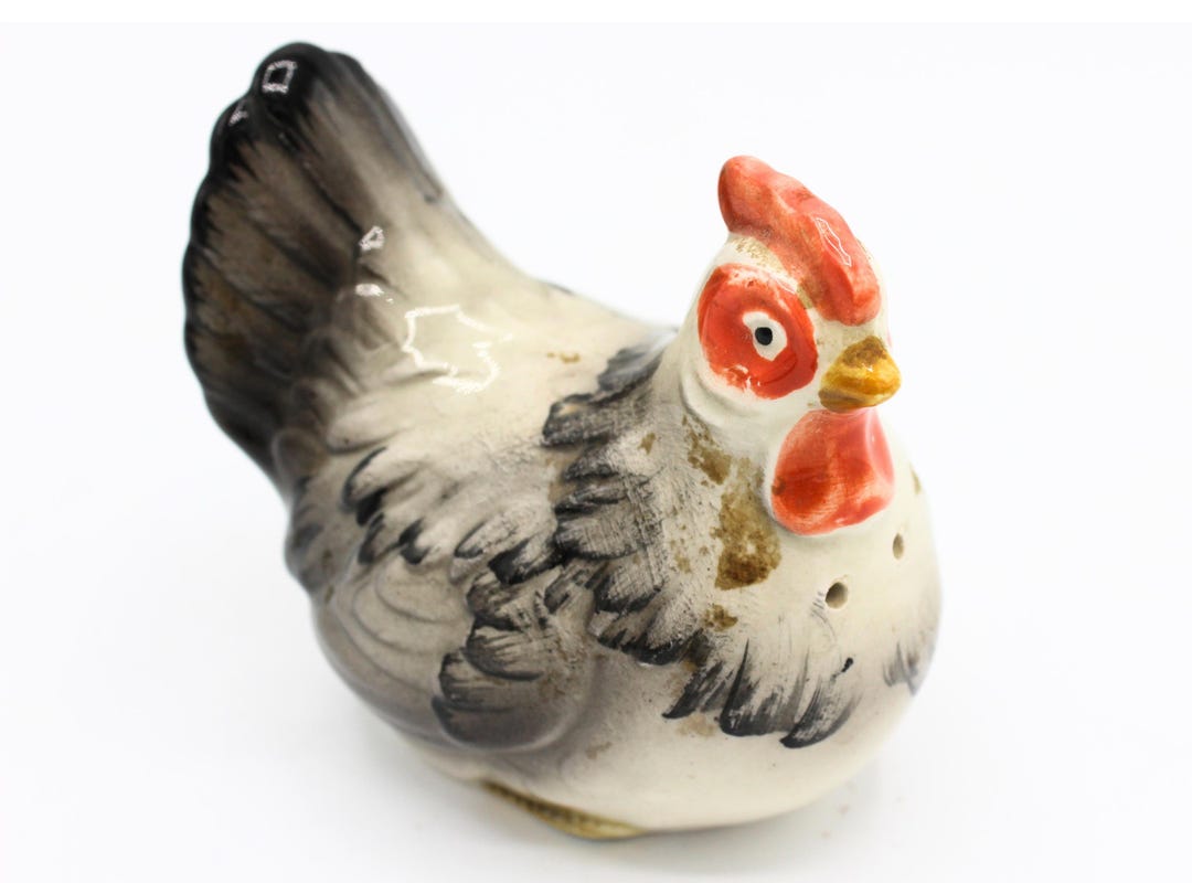 Vintage Ceramic Otagiri Japan Chicken Salt or Pepper Shaker Figurine ...