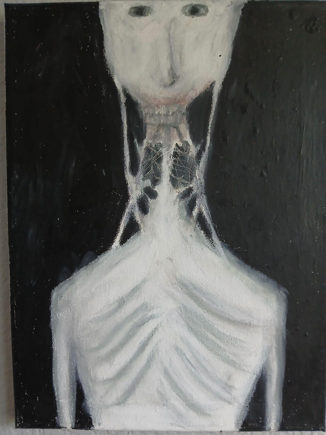 9 X 12 In. Oil Painting of Creature From Doctor Nowhere/ Silas Orion's ...