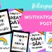 Birthday Bulletin Board, Rainbow and Stripes Theme, Classroom Decor ...