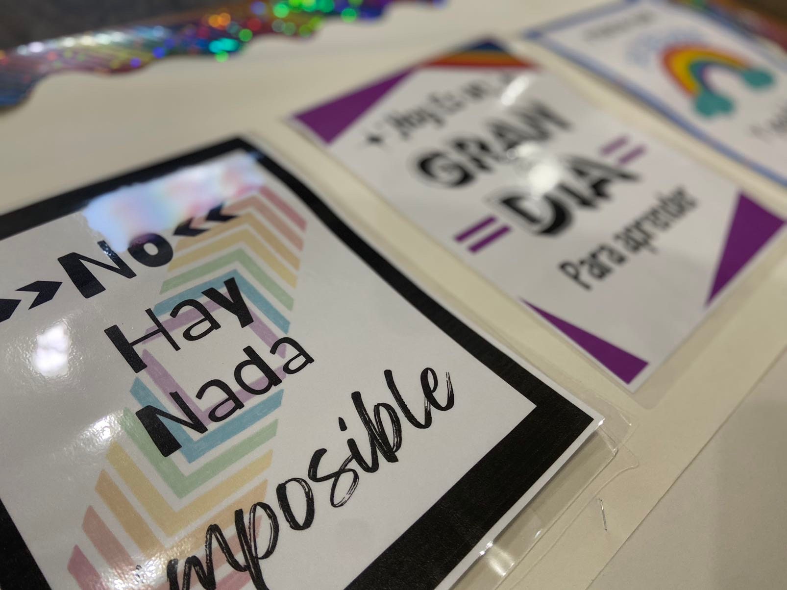 Motivational Classroom Posters, English and Spanish - Etsy