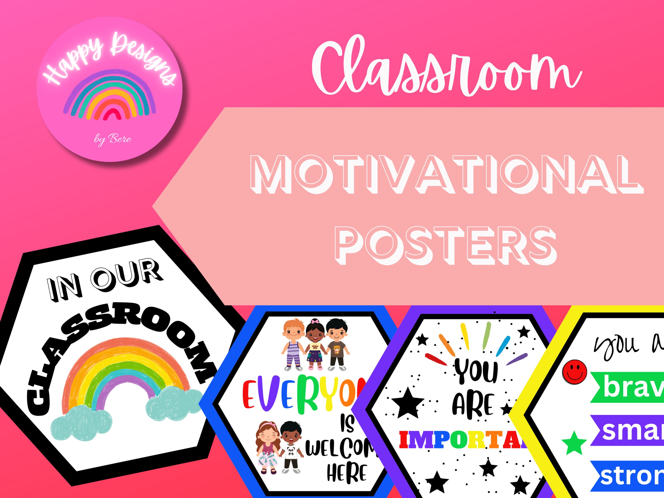 Classroom Motivational Posters, Classroom Decor, PDF Download - Etsy