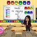 Rainbow Stripes Number Line, Classroom Decor, PDF Download - Etsy