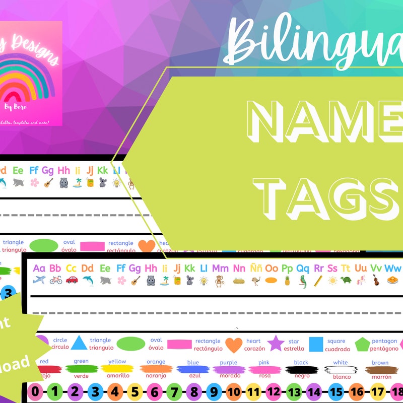 Spanish Alphabet - Etsy