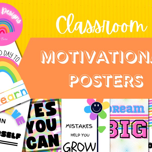 Motivational Posters for Students - Etsy