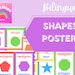 Shapes/las Formas: Educational Poster and Activity Set (english-spanish ...