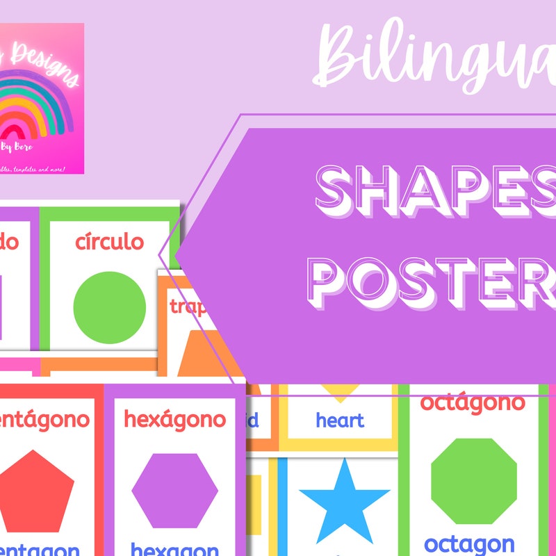 Shapes Poster - Etsy