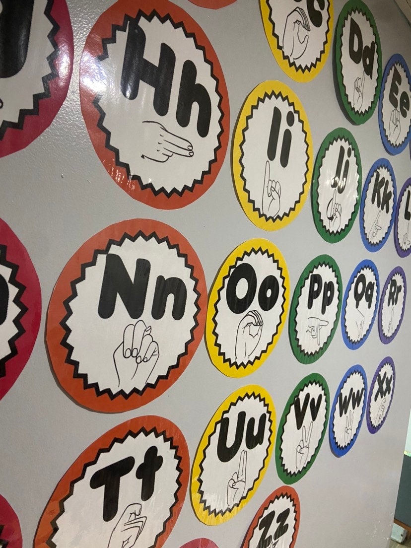 Sign Language Alphabet Posters, Classroom Decor, PDF Download - Etsy