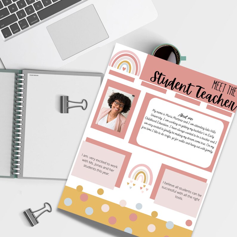 Meet the Teacher Letter, Meet the Student Teacher Letter, Editable, - Etsy