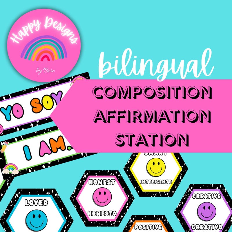 Affirmation Bilingual Classroom - Etsy