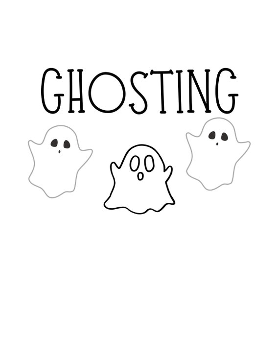 Halloween Ghost SVG Ghosting SVG Halloween Digital Download - Etsy
