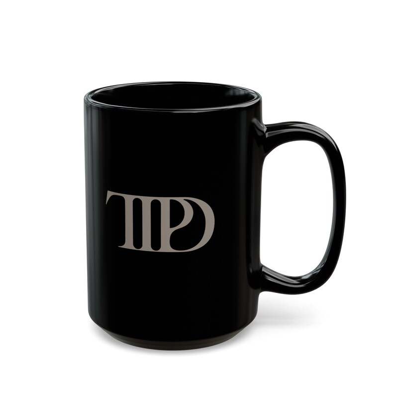 TTPD Black Mug 15oz the Tortured Poets Department - Etsy