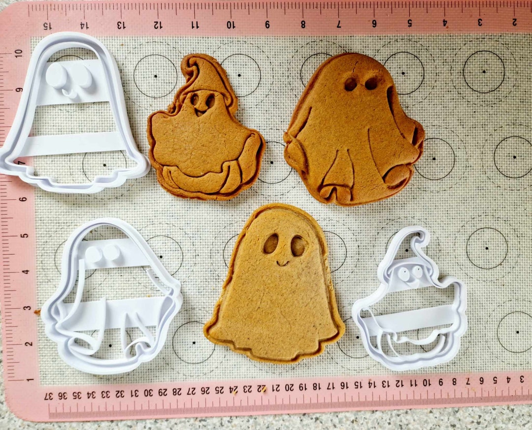 Ghost Cookie Cutters for Baking Set of 3 Cookies Ghost Cake - Etsy