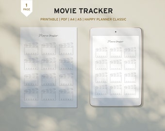 Netflix List Tracker - Etsy