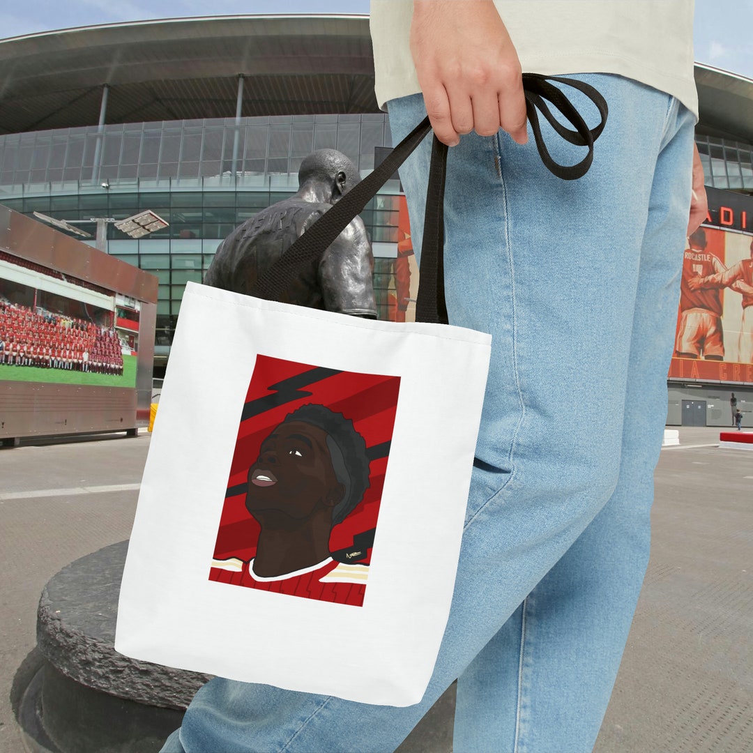 Bukayo Saka Arsenal Tote Bag Gift, Gift for Arsenal Fan, Arsenal ...