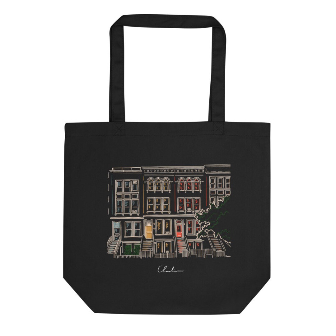 A View of Hamilton Heights Eco Tote, Eco-friendly, NYC Art, Tote Bag ...