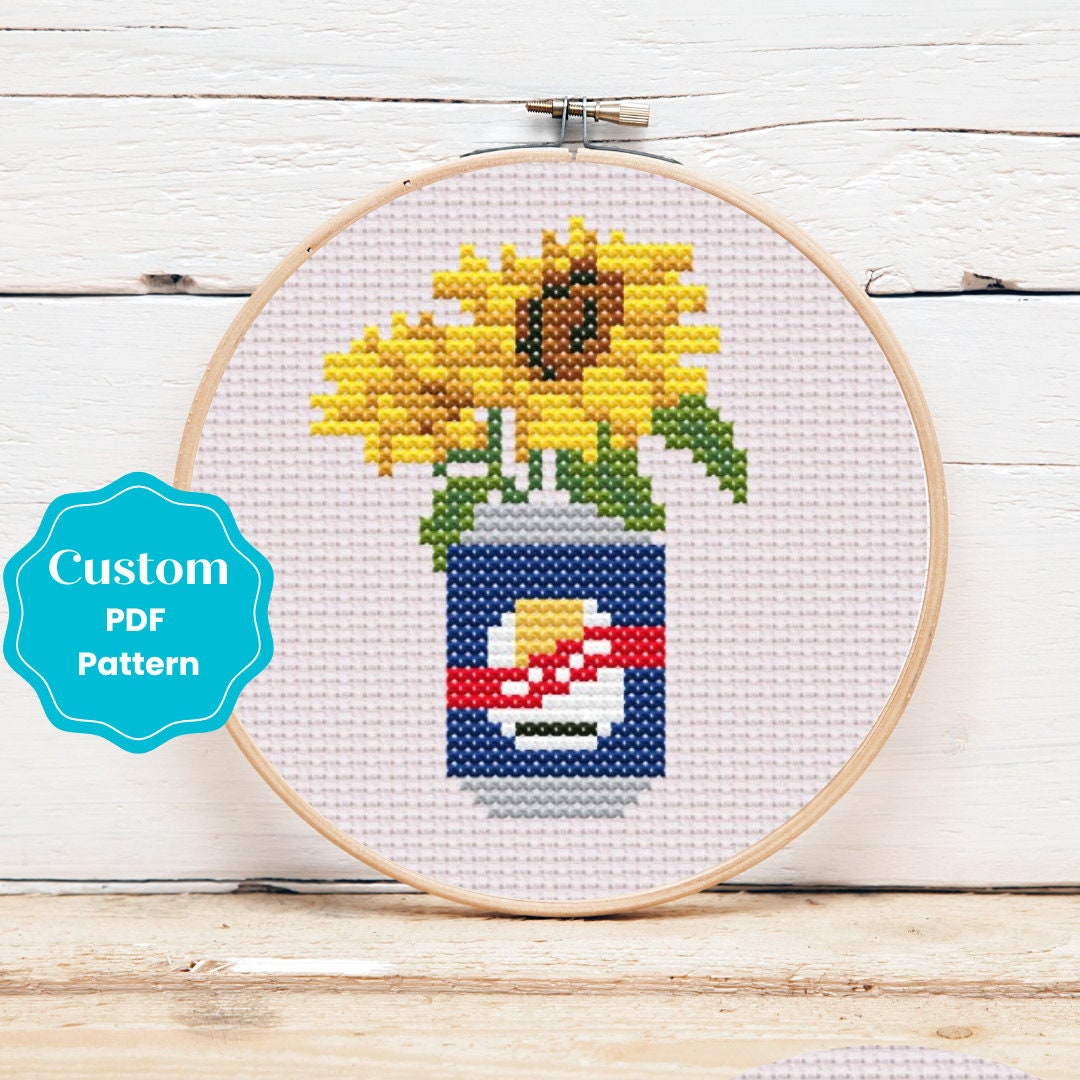 Custom Cross Stitch Pattern | Handmade Gift | Modern Cross Stitch ...