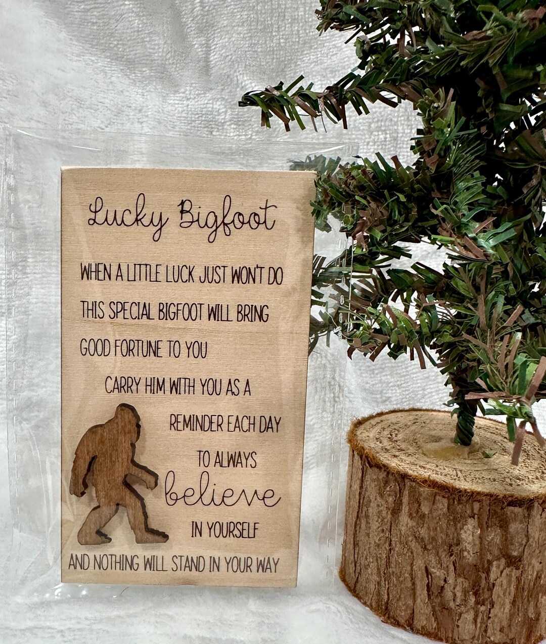 Lucky Pocket Squatch, Lucky Bigfoot, Cryptid Charm, Bigfoot Pocket Hug ...