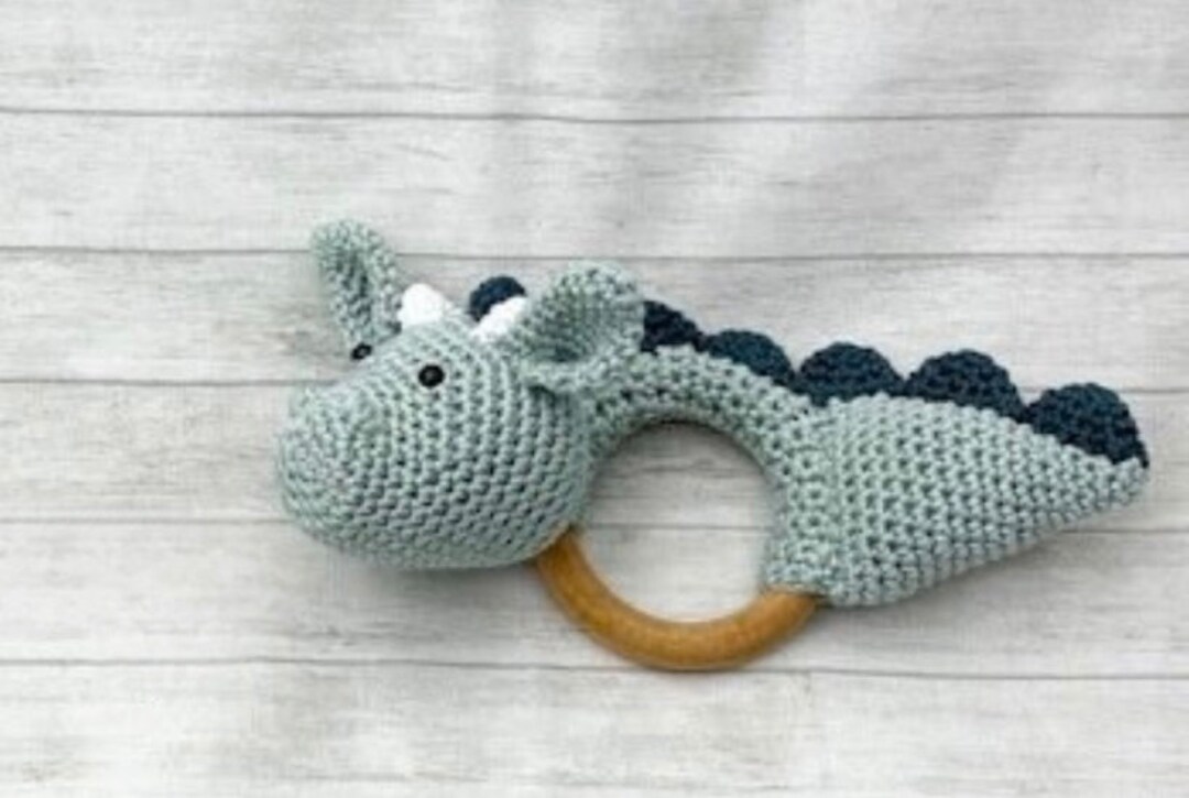 Dragon Rattle, Photo Prop, Baby Announcement - Etsy