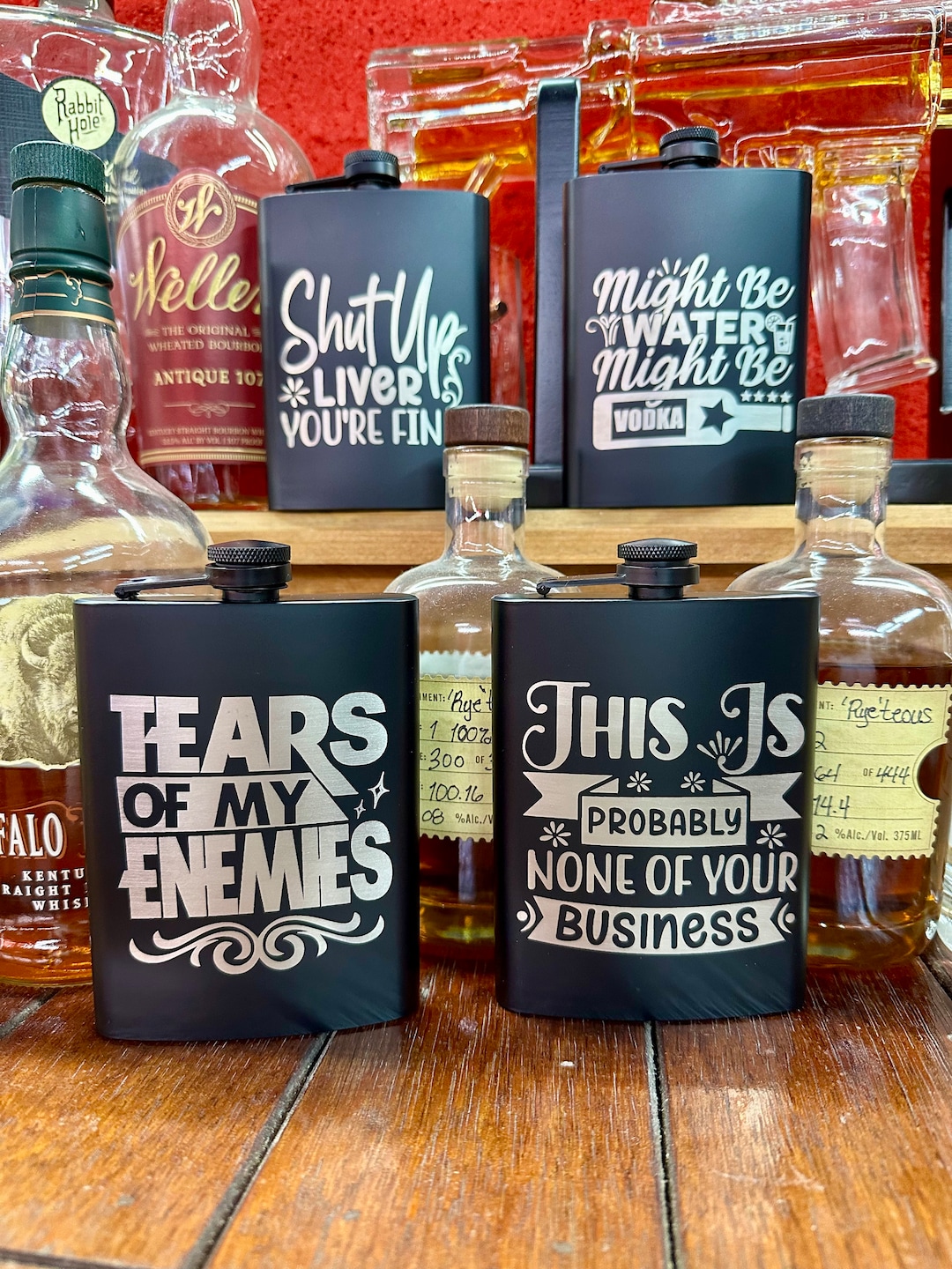 Stainless Steel 8oz Flask Funny Sayings Group 1 - Etsy