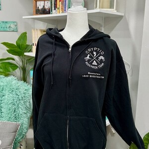 Cryptid Research Team Embroidered Shirt, Sweatshirt, Hoodie or Zipup ...