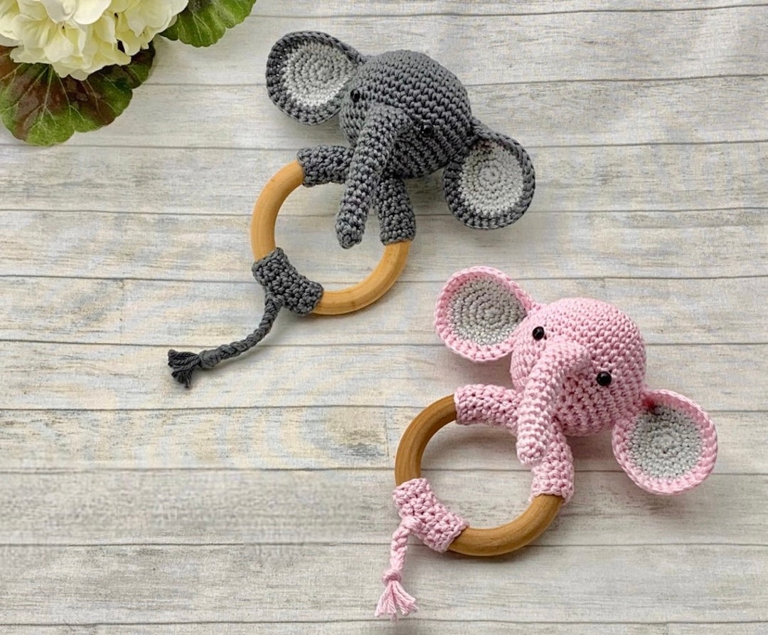 Elephant Rattle, Elephant Photo Prop, Baby Announcement - Etsy