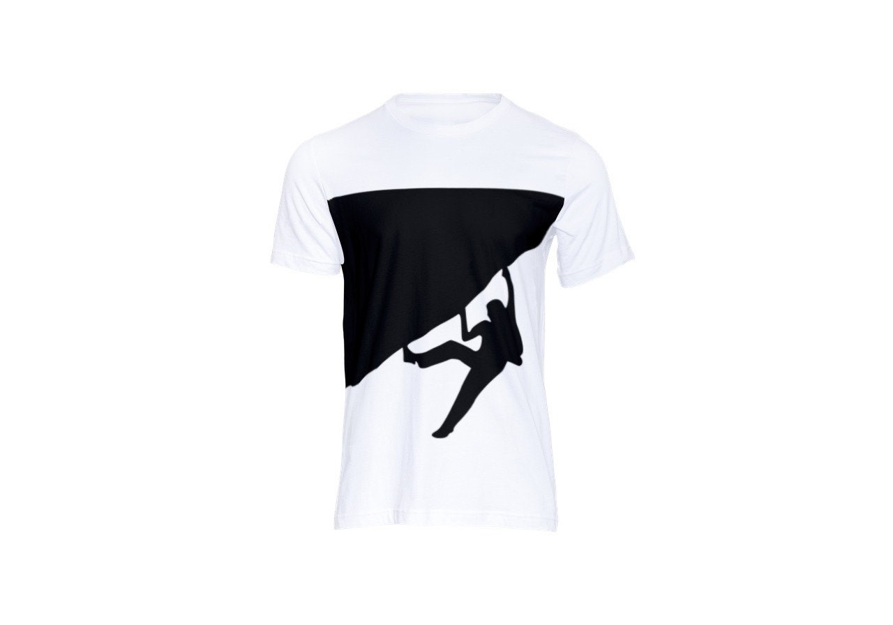 Rock Climber SVG Man Climbing Repelling Mountain Silhouette Digital ...