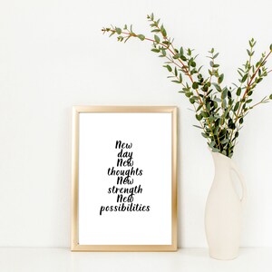 New Day Quotes, Inspirational Quotes, Printable Quotes, Downloadable ...