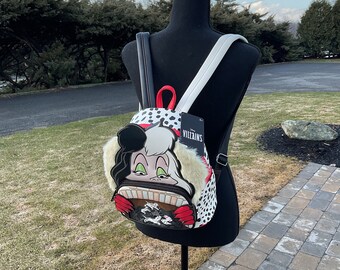 Disney Cruella De Vil Backpack, Disney Backpack, 101 Dalmatians Bag ...
