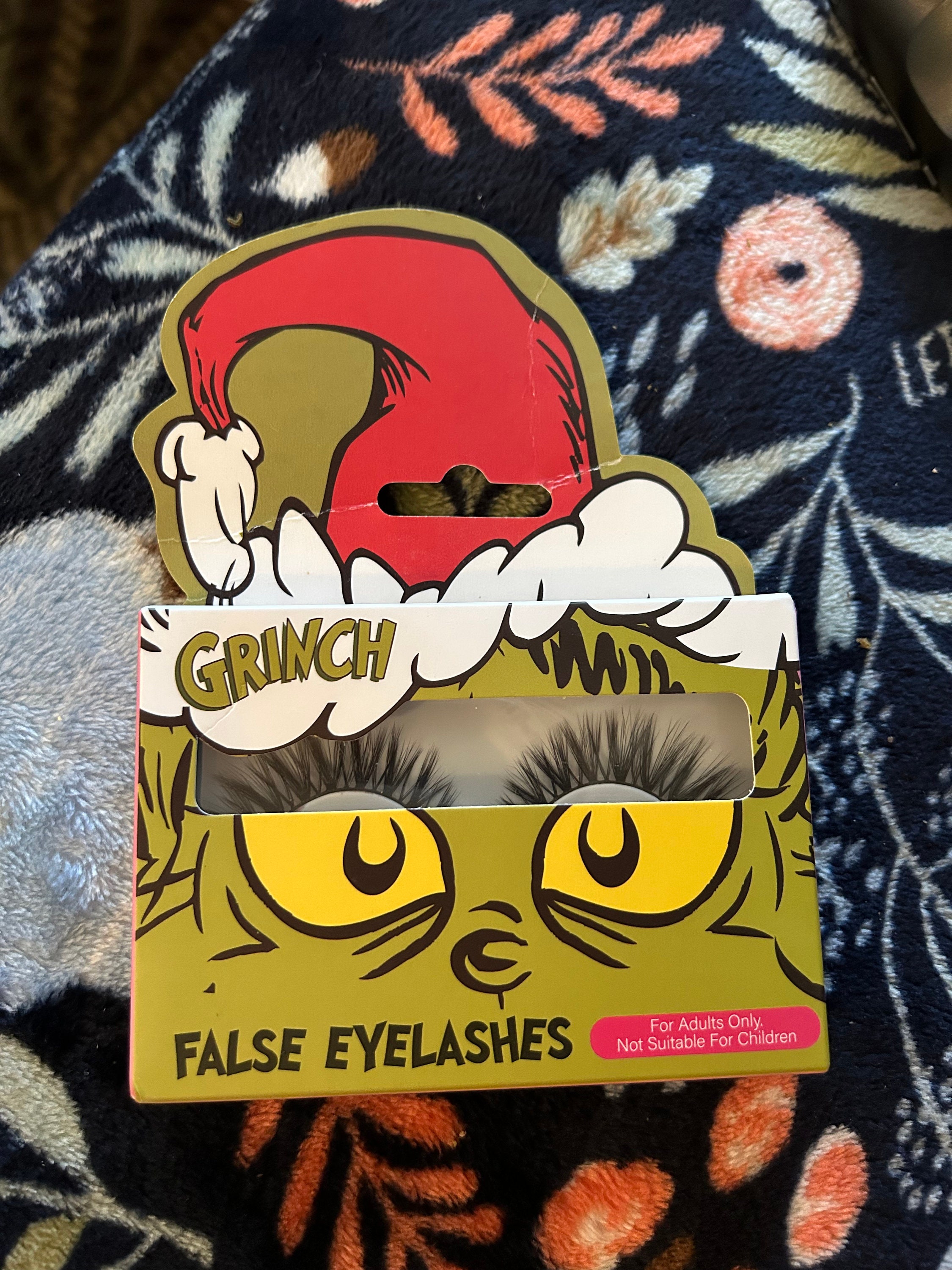 The Grinch False Eyelashes - Etsy