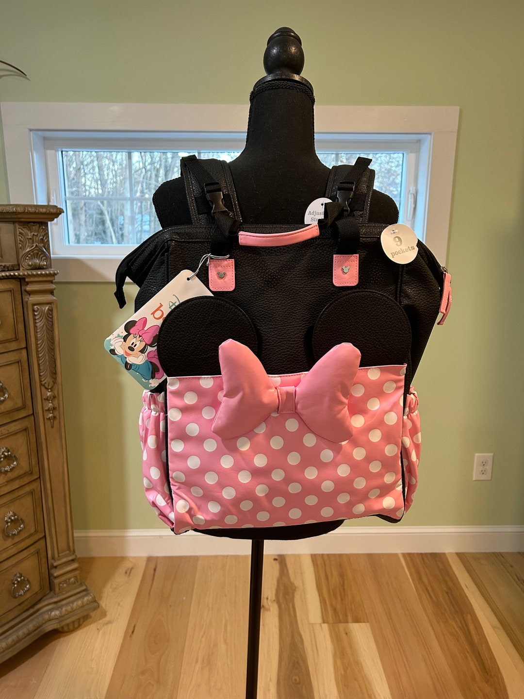 Disney Minnie Mouse Diaper Backpack Bag - Etsy
