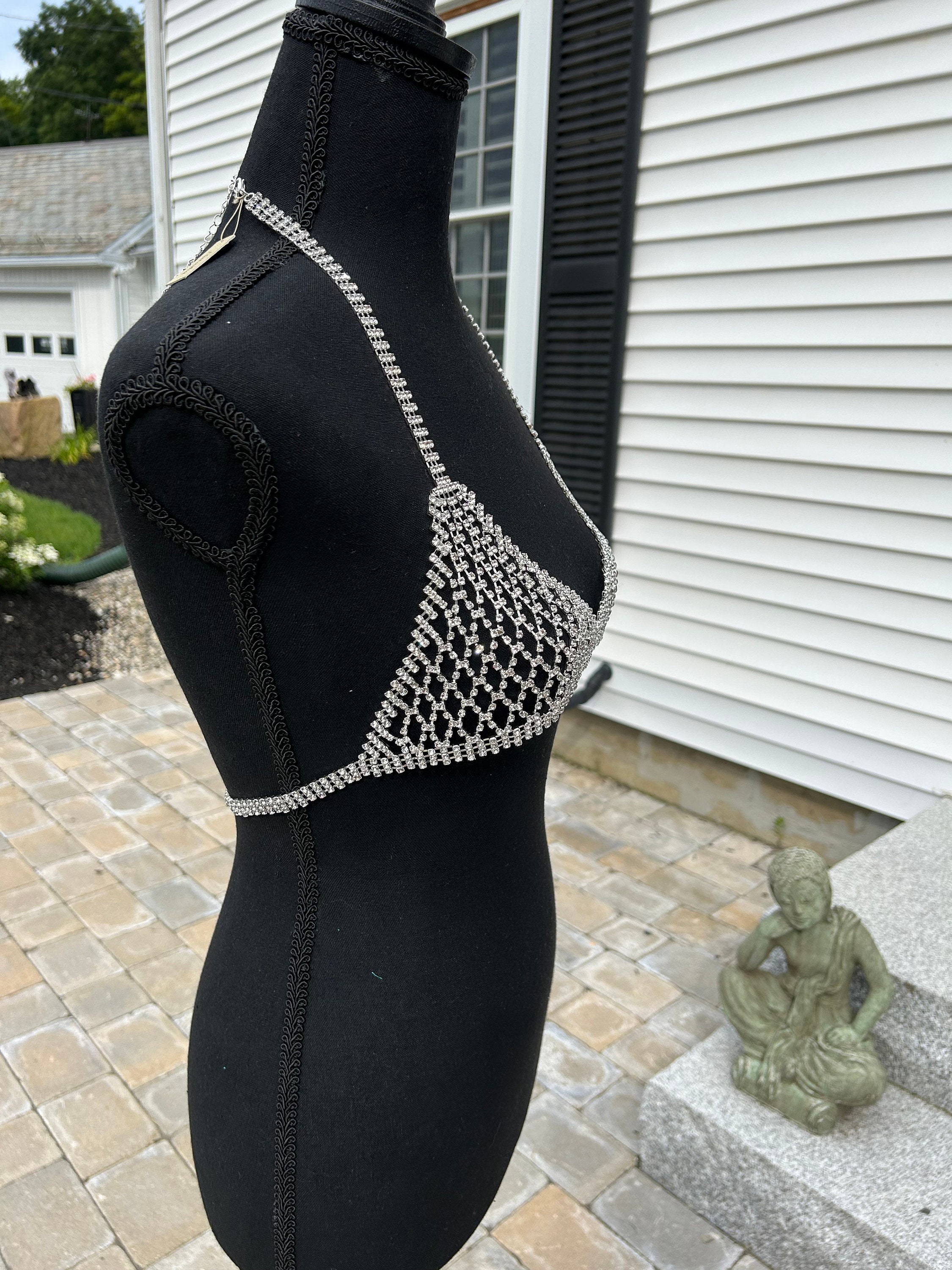 Natasha Rhinestone Bralette - Etsy