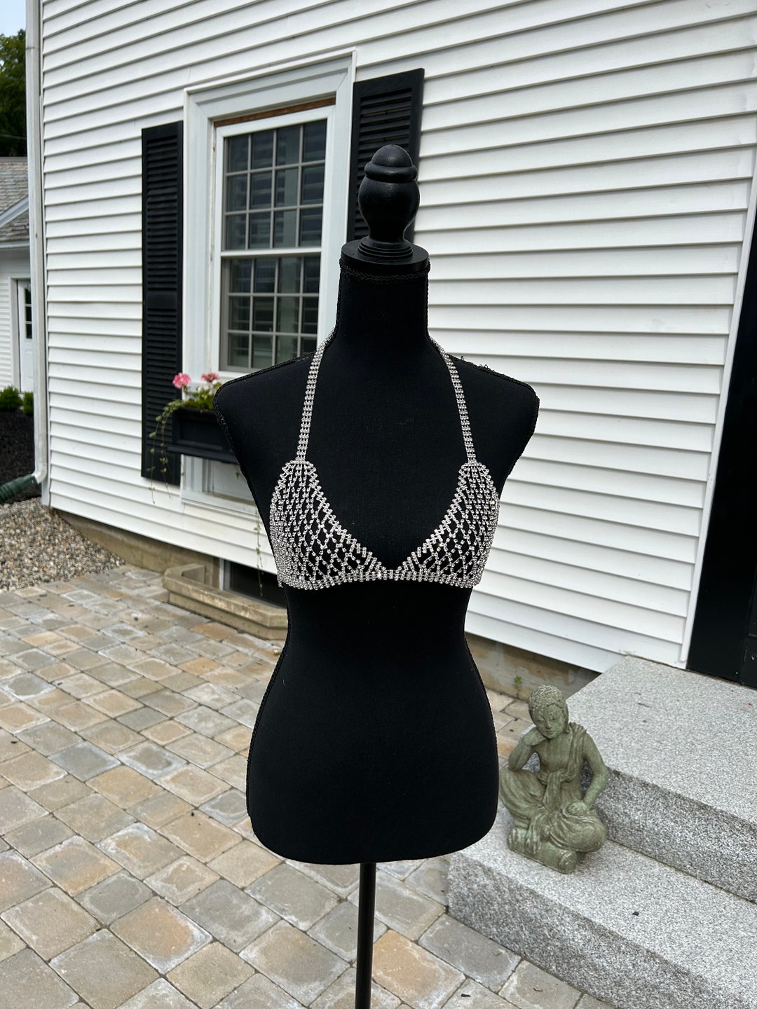 Natasha Rhinestone Bralette - Etsy