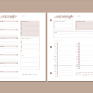 Complete Planner Bundle | Daily, Weekly, Monthly + Check-in + Habit ...