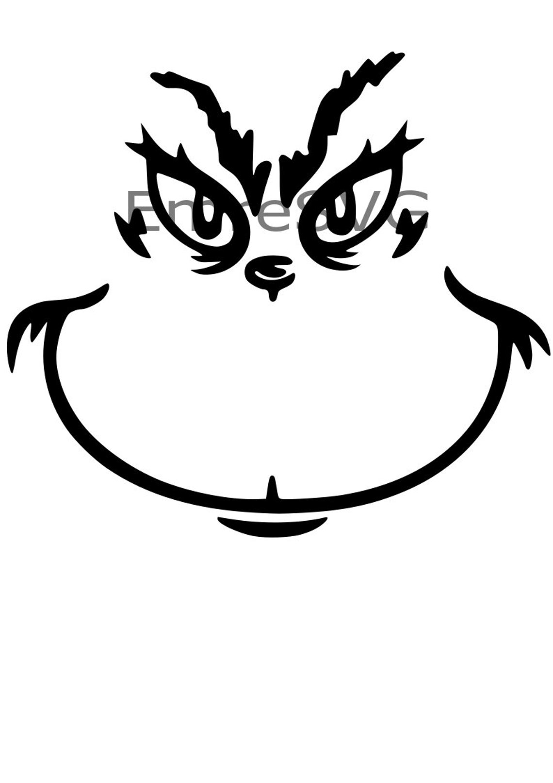Grinch Svg, Grinch Smile Svg, Christmas Grinch Svg, for Shirt Design ...