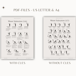 Moon Salutation Flow Yoga Sequences, Ready Made Yoga Class, With Cues ...