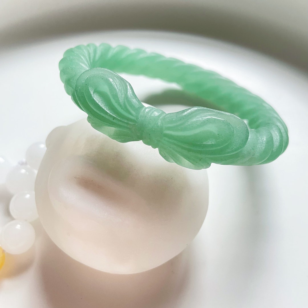 58.3mm Hand-carved Natural Quartzite Jade Bangle dongling - Etsy