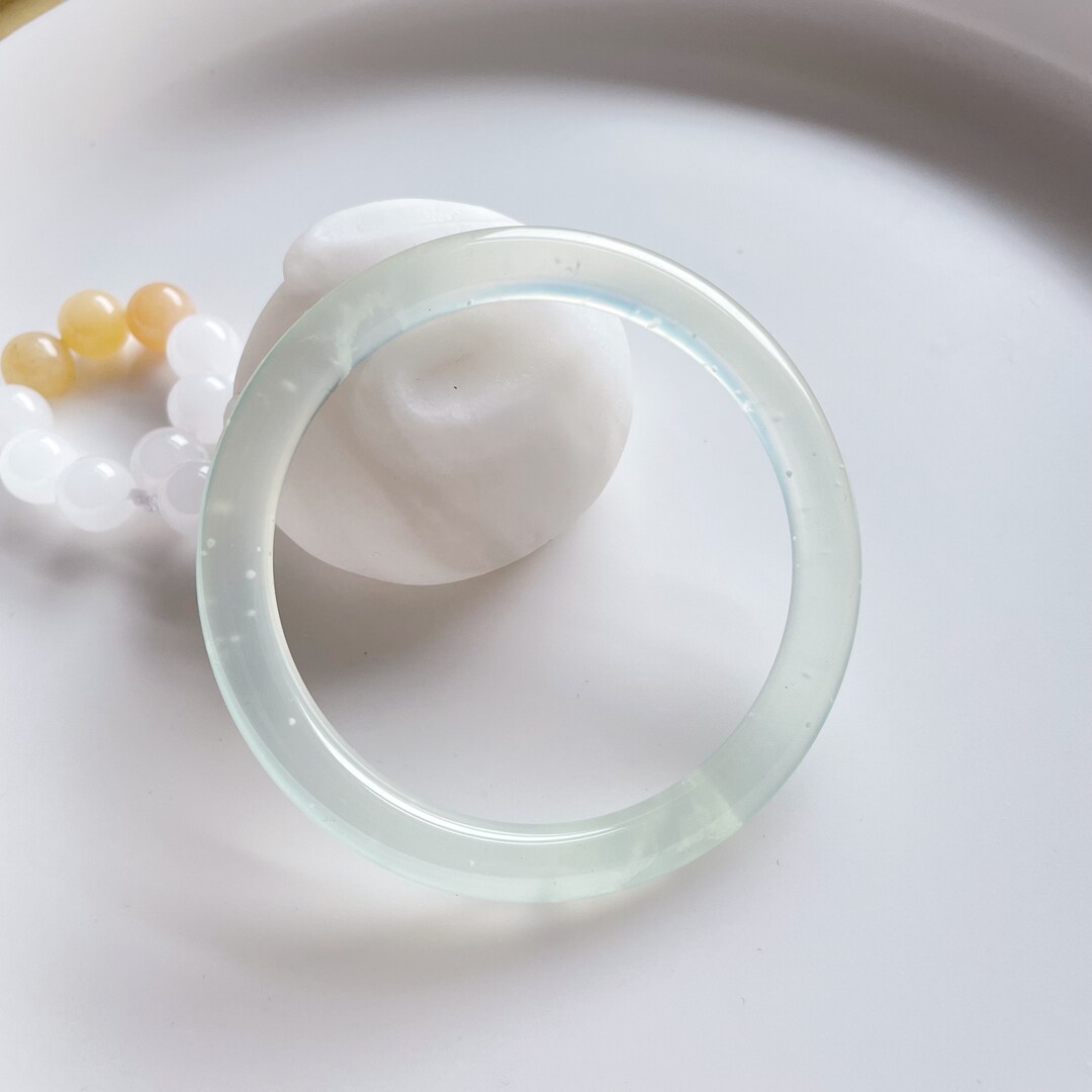 60.7mm Natural Serpentine Jade Bangle xiuyu 60.7x8mm XJ01 - Etsy