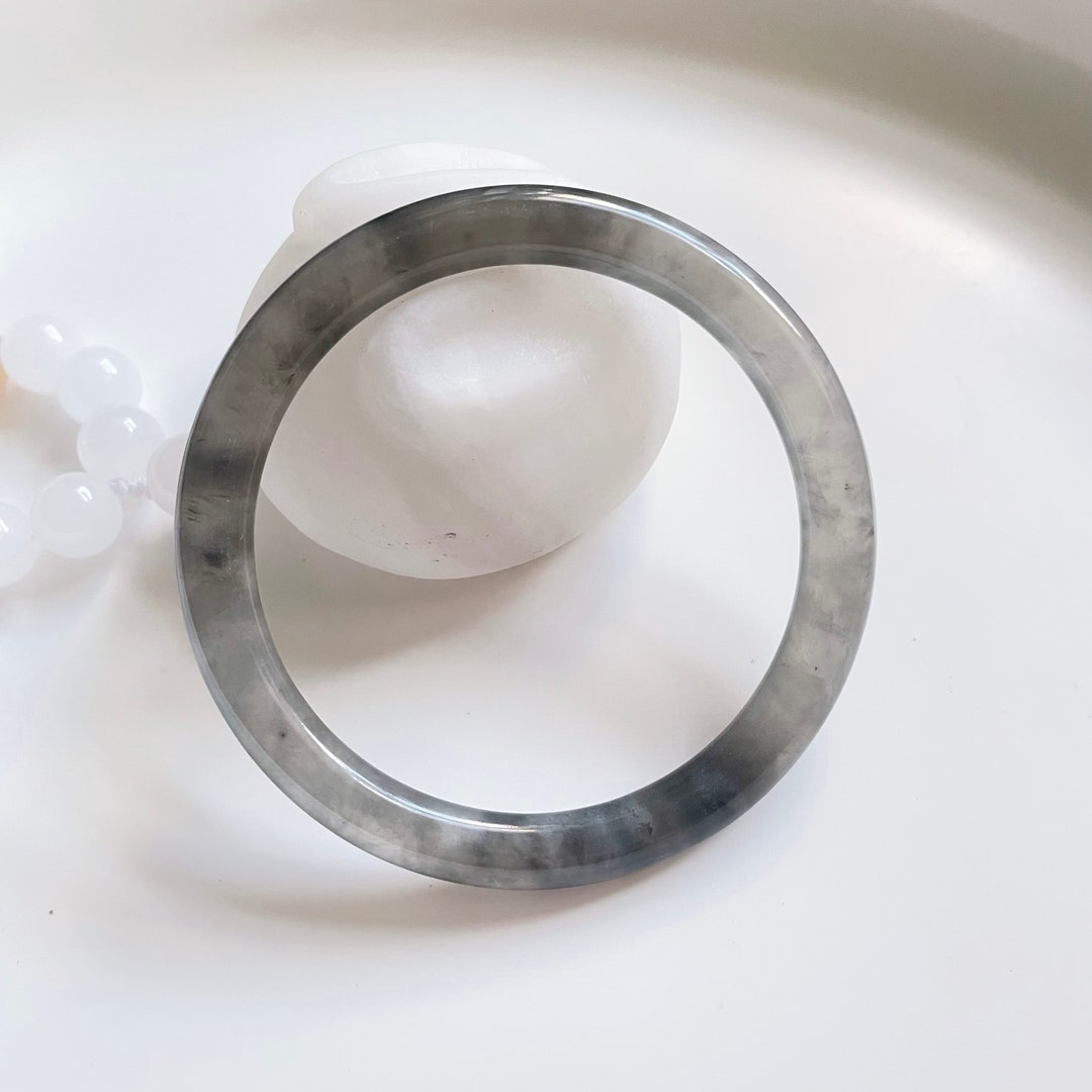 56.2mm Natural Serpentine Jade Bangle xiuyu, 56.2x7mm, XY10 - Etsy