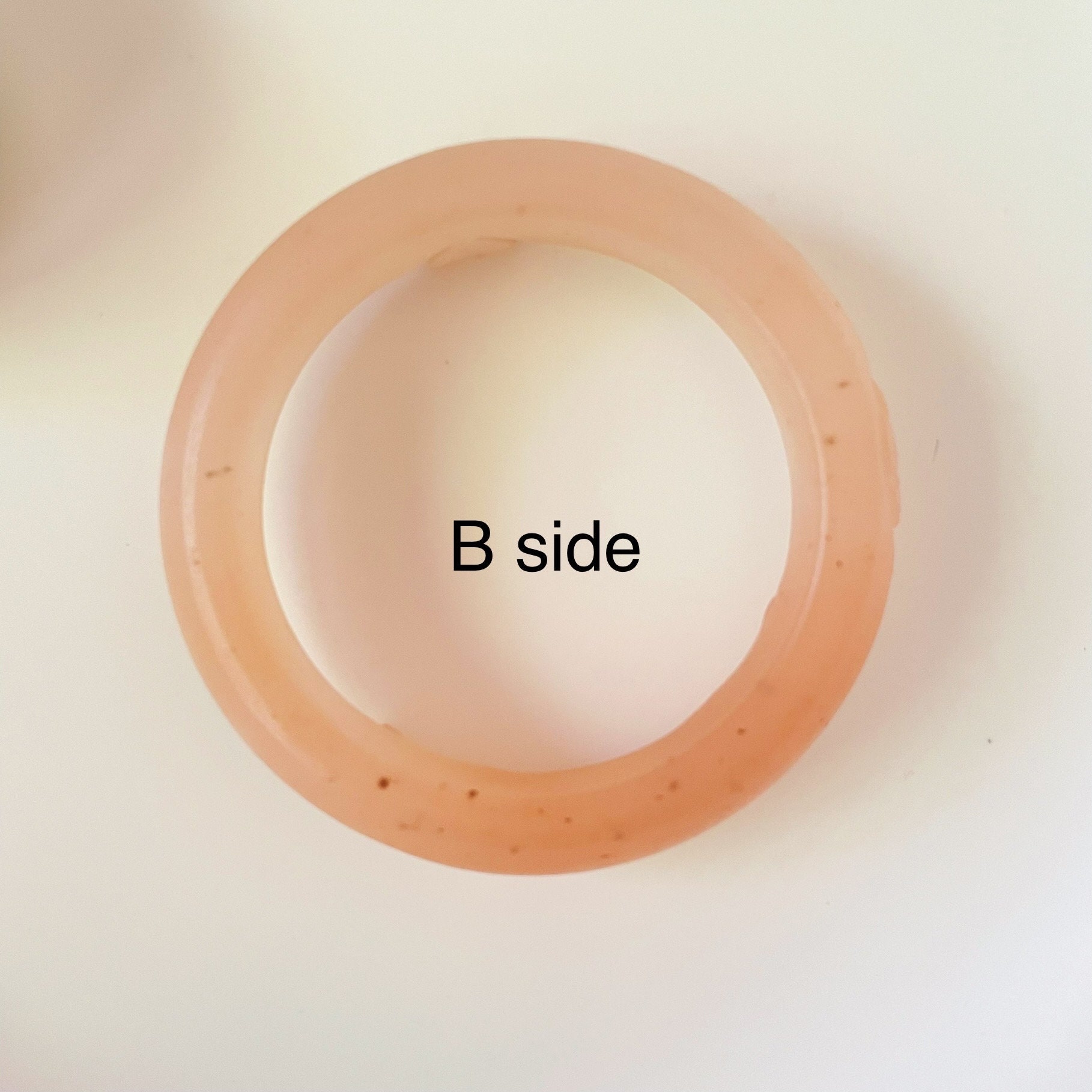 55.2mm Hand-sculpted Natural Quartzite Jade Bangle (jinsi Jade/金丝玉 ...